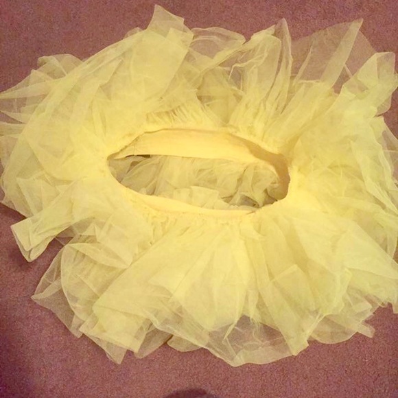 Other | Neon Yellow Tutu | Poshmark